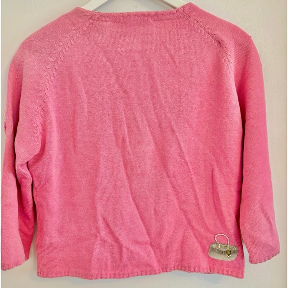 Michael Simon | Sweaters | Vintage Pink Cotton Cropped Sweater | Poshmark